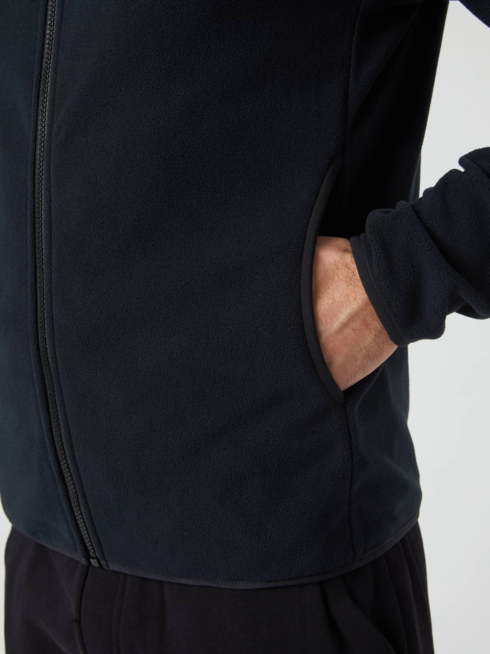 Borg Full Zip Fleece - Men - Black Beauty | Björn Borg
