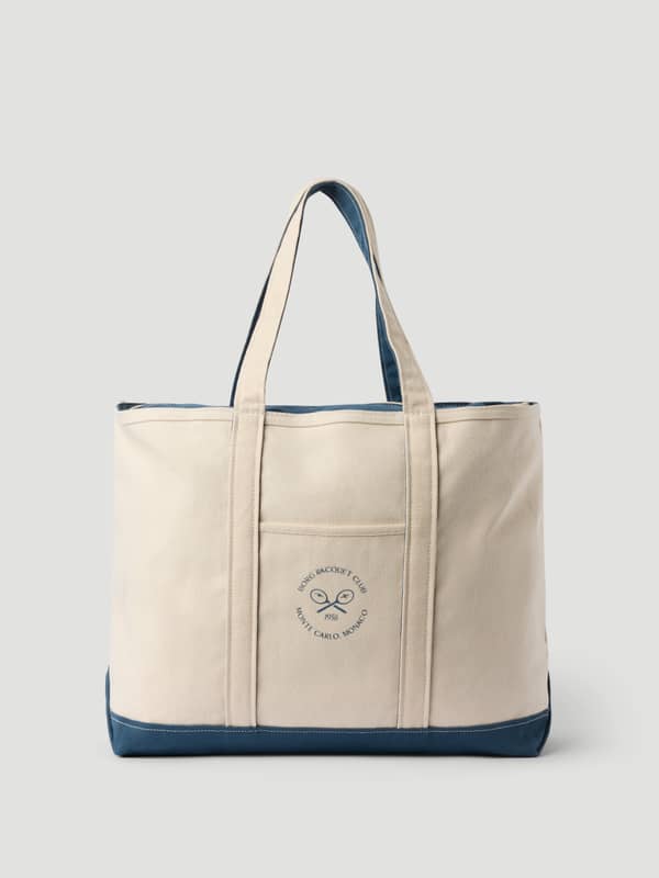 Ace Canvas Tote 30L - Unisex - Egret | Björn Borg